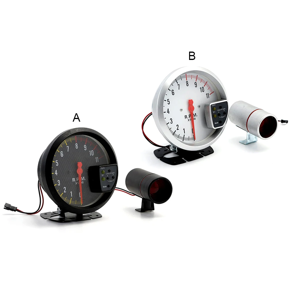 Universal 12V 5 Inch Car Truck Tachometer Motorcycle Rotation Speed ...