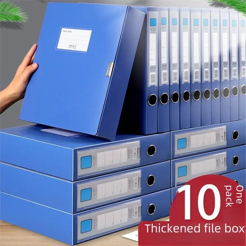 A4-Plastic-File-Storage-Box-Document-Organizer-For-Financial-Records ...