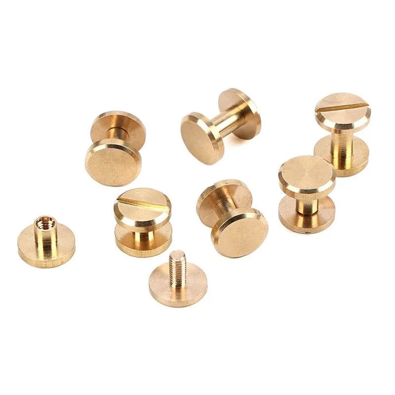 Xunzhe 30pcs Luggage Leather Metal Craft Solid Screw Nail Rivet4- 12mm ...