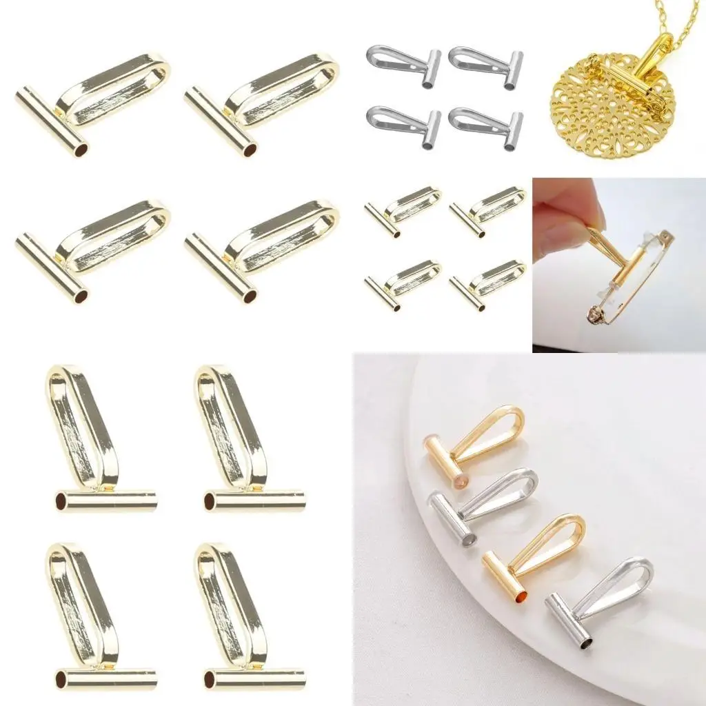 A52E Brooch Converters Copper Material Pin to Pendant Converters ...