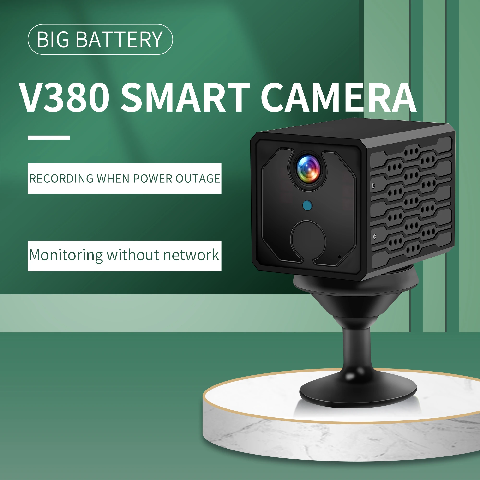 V380 pro anyka mini câmera pequena cam quadrada barato wifi casa ...