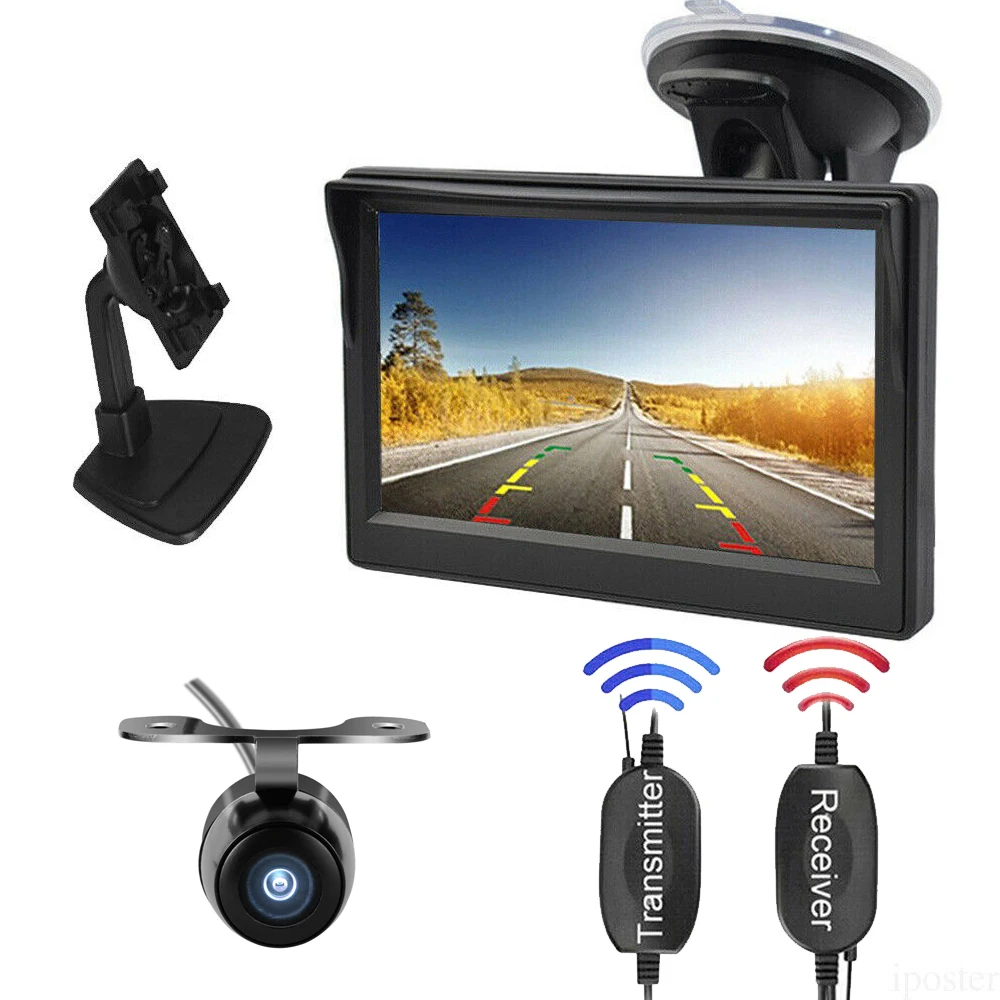 Backup-Camera-Wireless-Car-Rear-View-HD-Parking-System-Night-Vision-5 ...