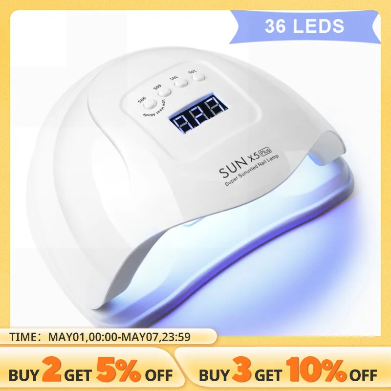 Sun-X5-Plus-UV-LED-Lamp-For-Nail-Manicure-36-LEDS-Professional-Gel ...
