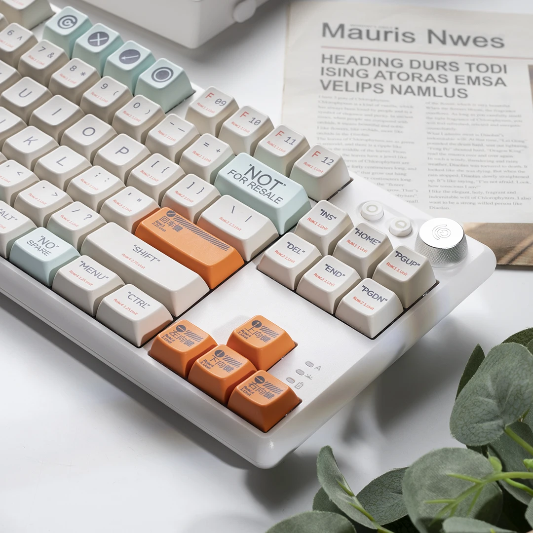 Vintage-MDA-Plastic-Themed-Keycap-PBT-Sublimation-108-104-98-87-84-75 ...