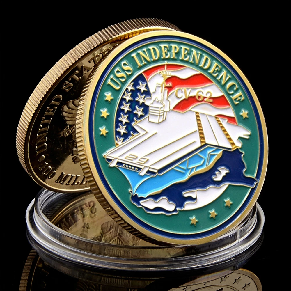 Usa Uss Independence Cv 62 Military Department Of The Navy Great Seal ...