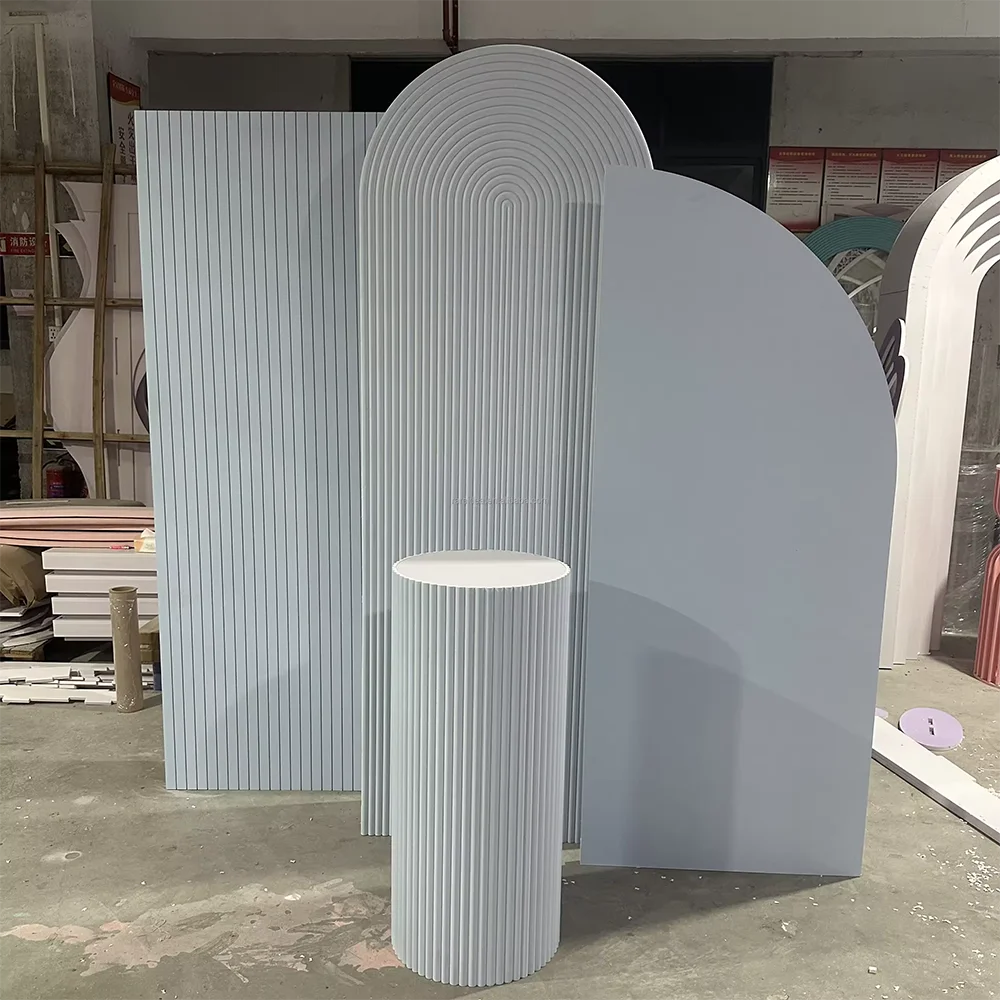 New-Product-Hot-Sale-Party-Decor-Fabric-White-Arch-Backdrop-Covers ...