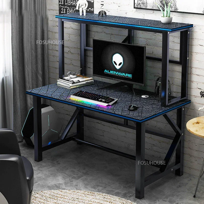 Desktop-Computer-Tisch-B-rom-bel-Internetcaf-E-Sport-Spieltisch-verst ...