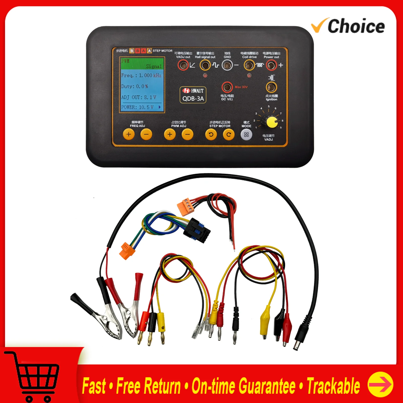 QDB-3A-Drive-Automobile-Ignition-Coil-Tester-Injector-Solenoid-Valves ...