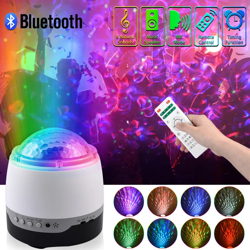 성운 구름 별이 빛나는 프로젝터 램프 블루투스 Led 램프 프로젝터 야간 조명 Usb 음성 제어 음악 플레이어 아이 갤럭시