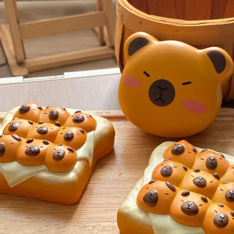 Ins-Cartoon-Cute-Capybara-PU-Slow-Rebound-Toys-Simulation-Cake-Toast ...