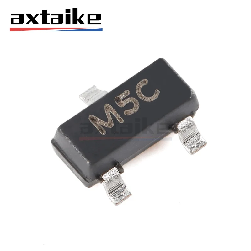 100PCS-MMBD7000-MMBD7000LT1G-2N7000-M5C-100V-200mA-0-2A-SOT-23-SMD ...