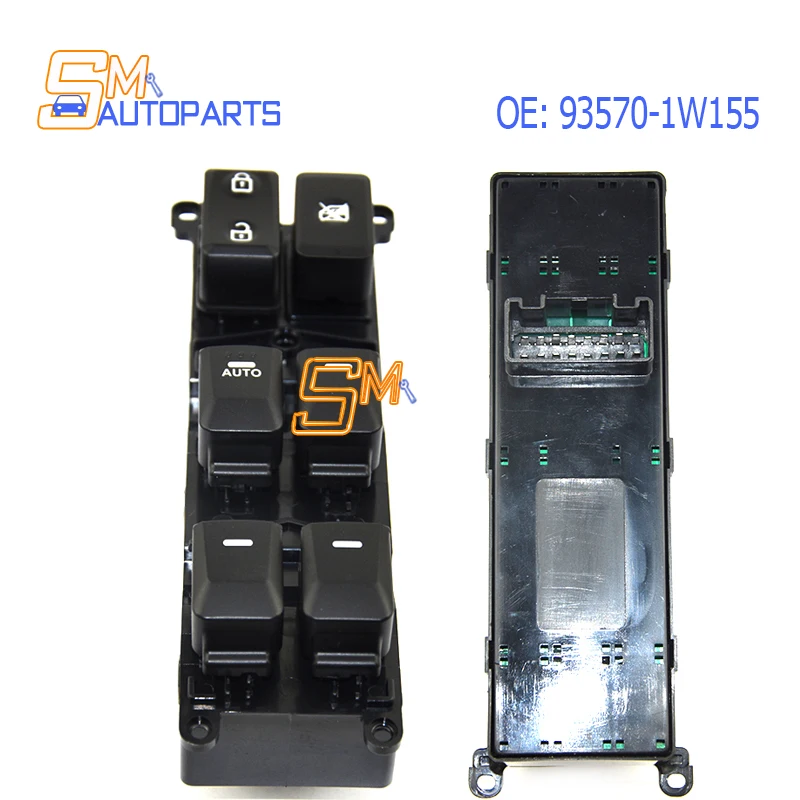 New Front Left Car Electric Power Window Switch For Hyundai Kia Rio ...