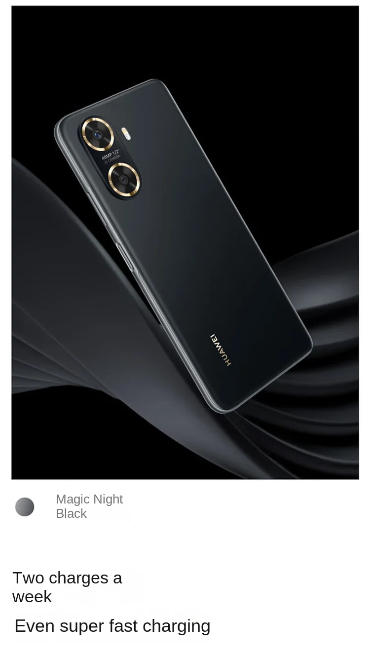 HUAWEI Enjoy 60 Smartphone HarmonyOS 6.75 inch TFT LCD Dual SIM 6000 ...