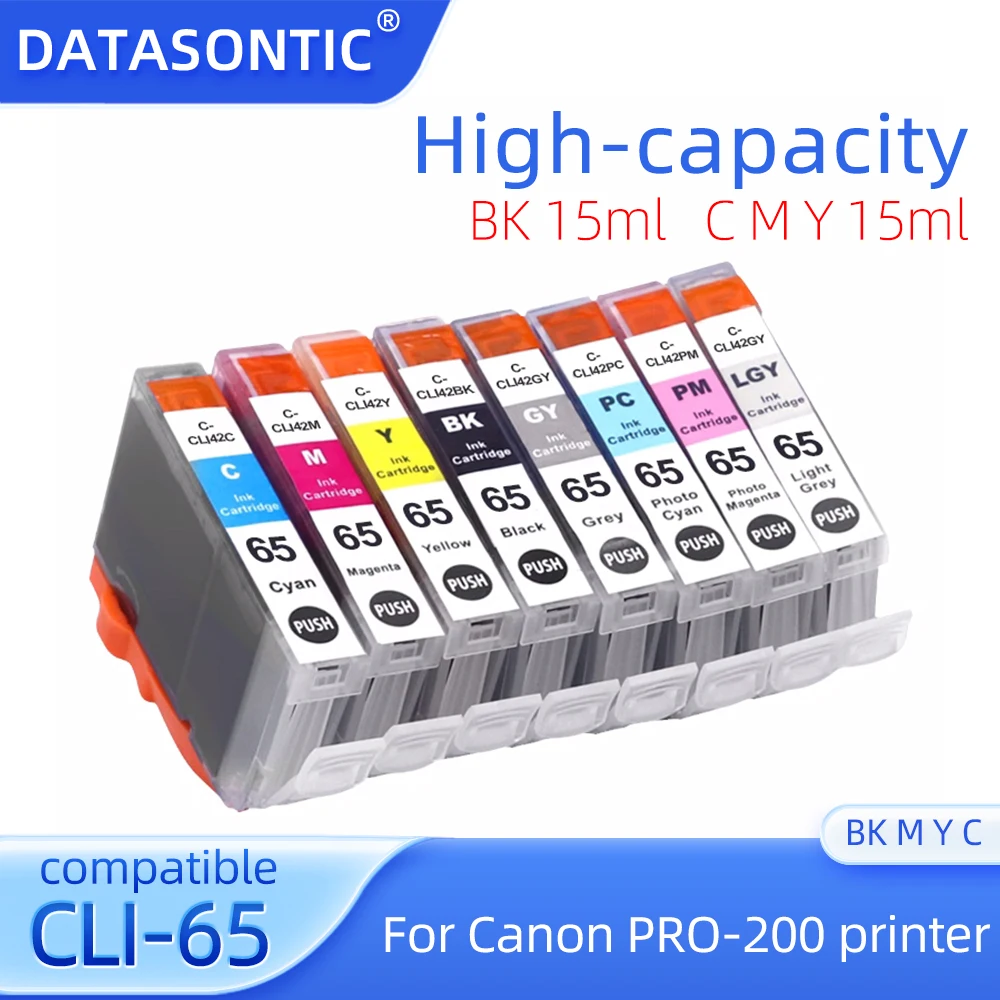 NEW-CLI-65-ink-cartridge-compatible-For-Canon-Pixma-PRO-200-PRO200-PRO ...
