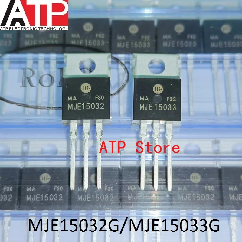 10pairs/lot New Original MJE15032G / MJE15033G MJE15032 NPN MJE15033 ...