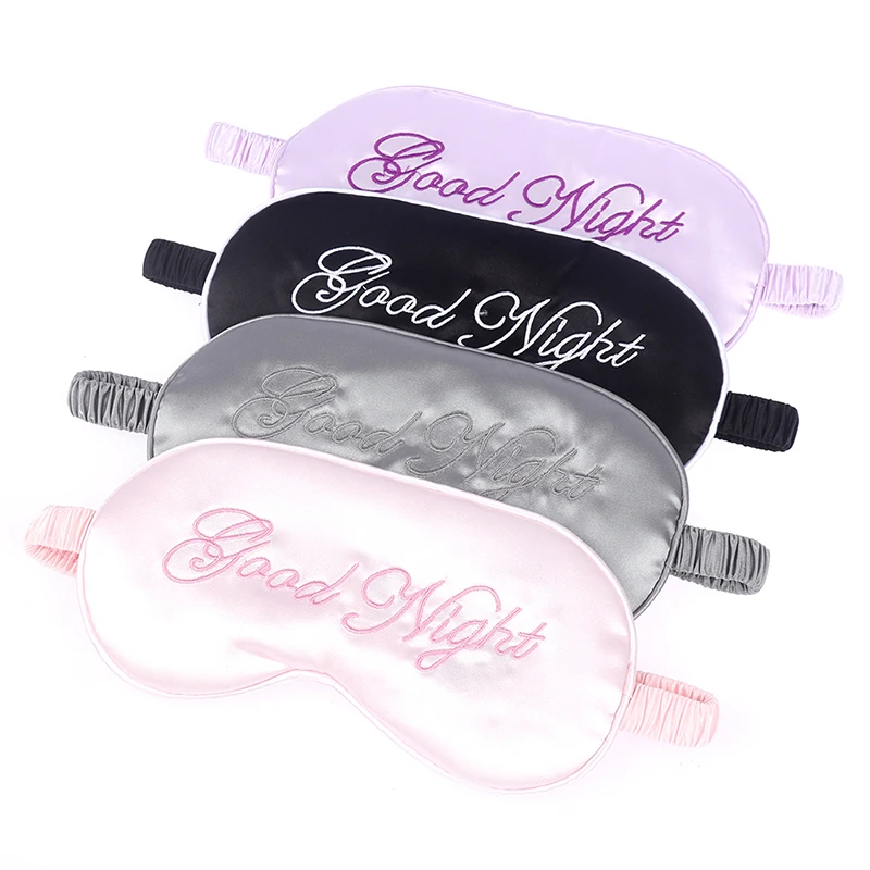 Sleeping Mask Sleeping Blindfold Soft Eye Masks Cute Eye Cover silk ...