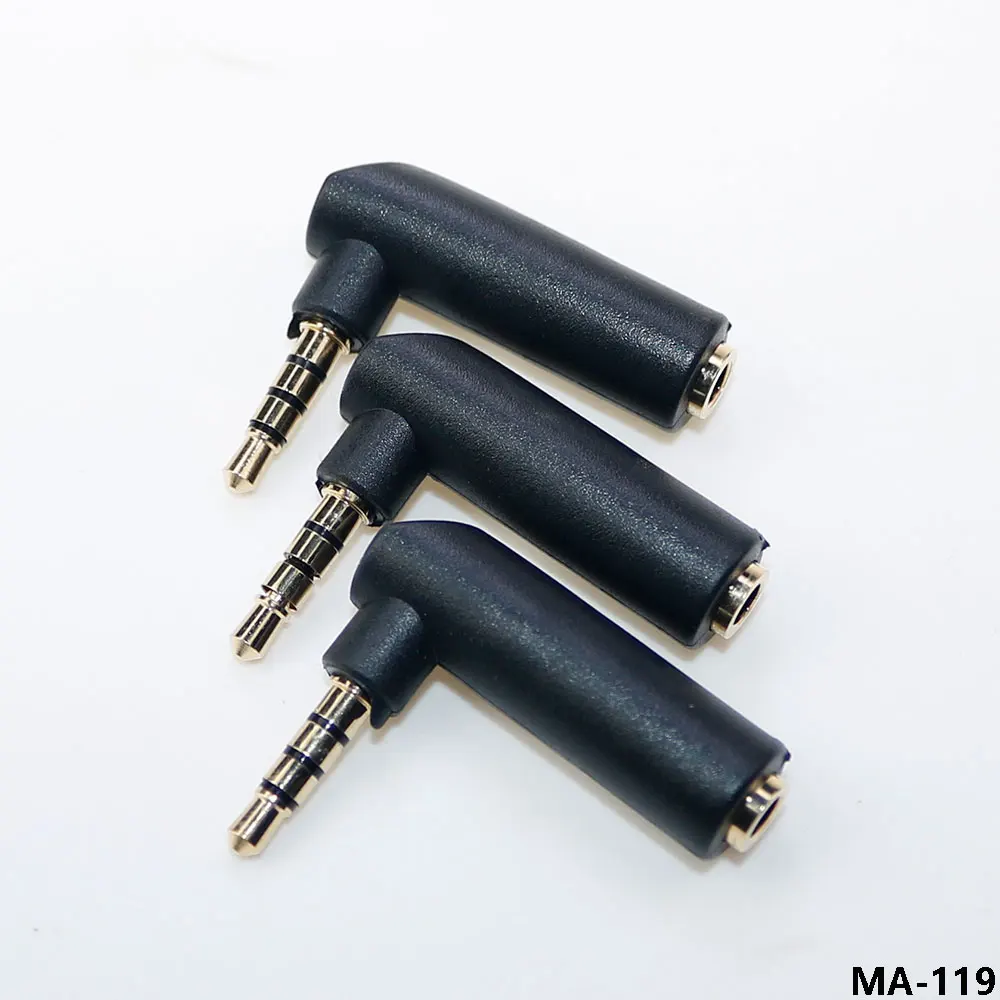 1Pcs-90-Degree-Right-Angled-Adapter-3-5mm-Male-to-Female-Converter ...