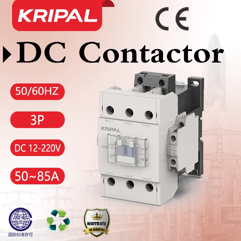 Free-Shipping-50A-65A-75A-85A-Magnetic-DC-Contactor-3P-modular ...