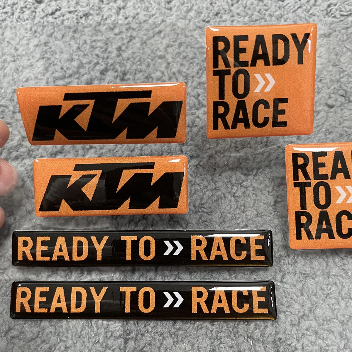 1-Pair-Ktm-3d-Sticker-Logo-Motorcycle-Decals-Tank-Pad-Helmet-Emblem-For ...