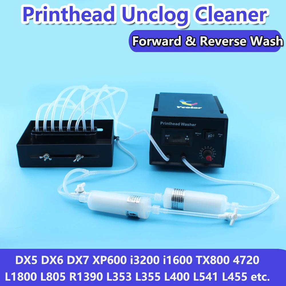 Printhead DTF Solvent UV Cleaning Machine Washer Kit Unclogging For ...