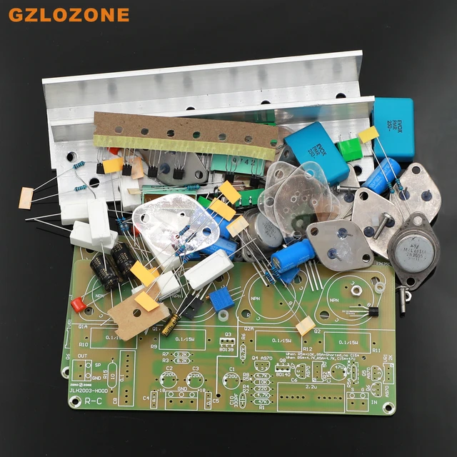 2 CH HOOD JLH2003 Stereo Single-ended Class A Power amplifier DIY Kit ...