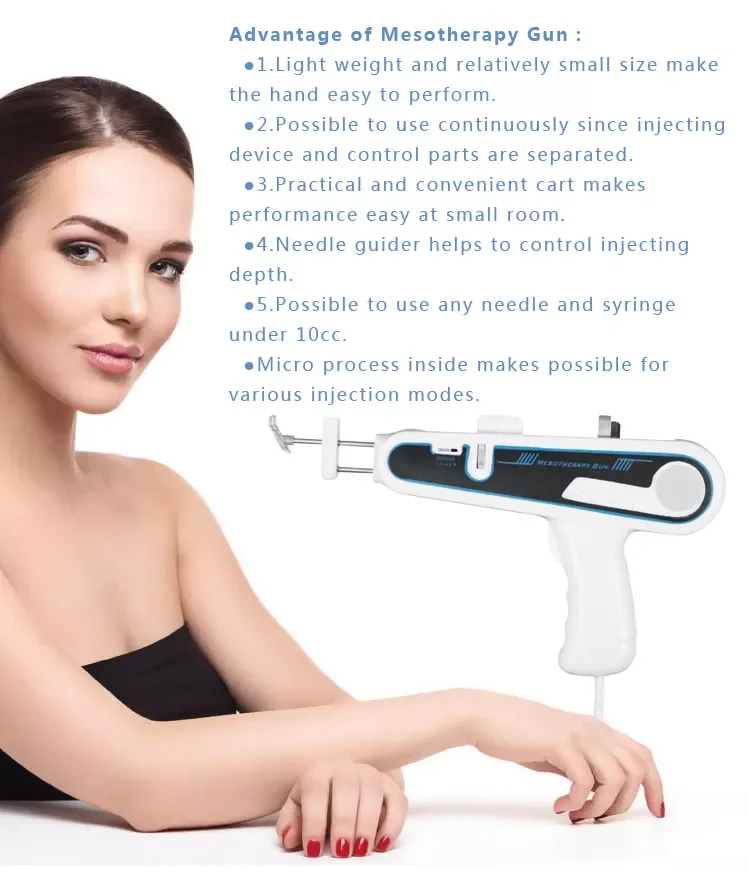 Portable U225 Skin Tightening Face Lift Meso Gun Wrinkle Removal Beauty ...