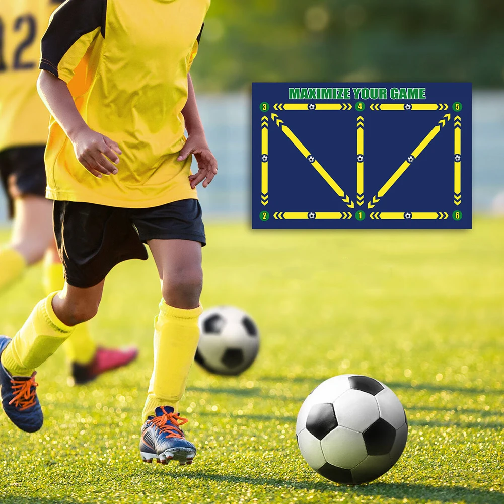 Football-Footstep-Training-Mat-Soccer-Training-Mat-Non-Slip-Dribble ...