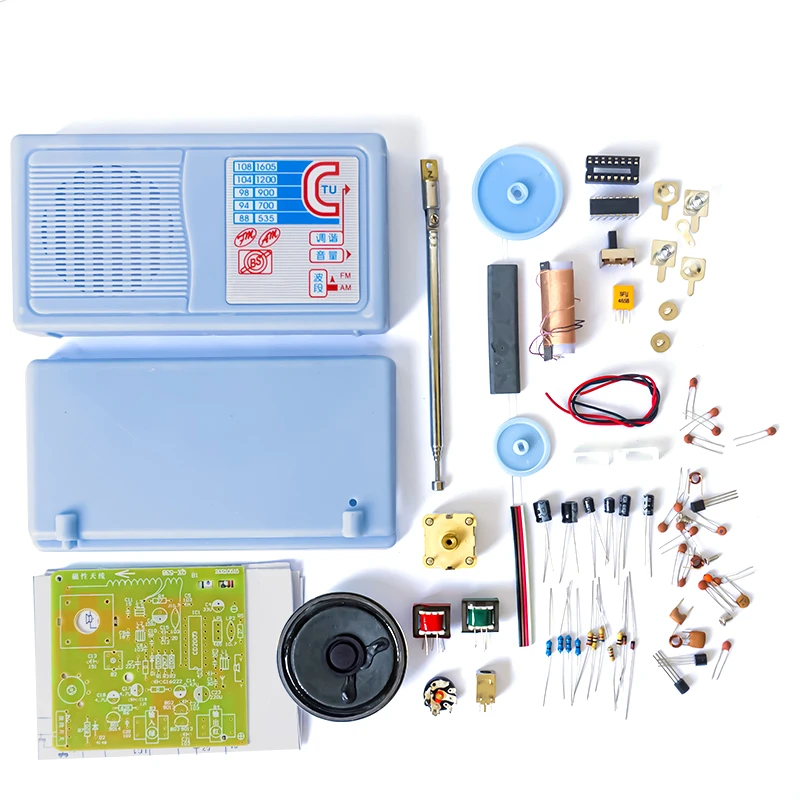 208 FM / AM Dual Band Radio Electronic Production Kit CD2003GP TA7642 ...