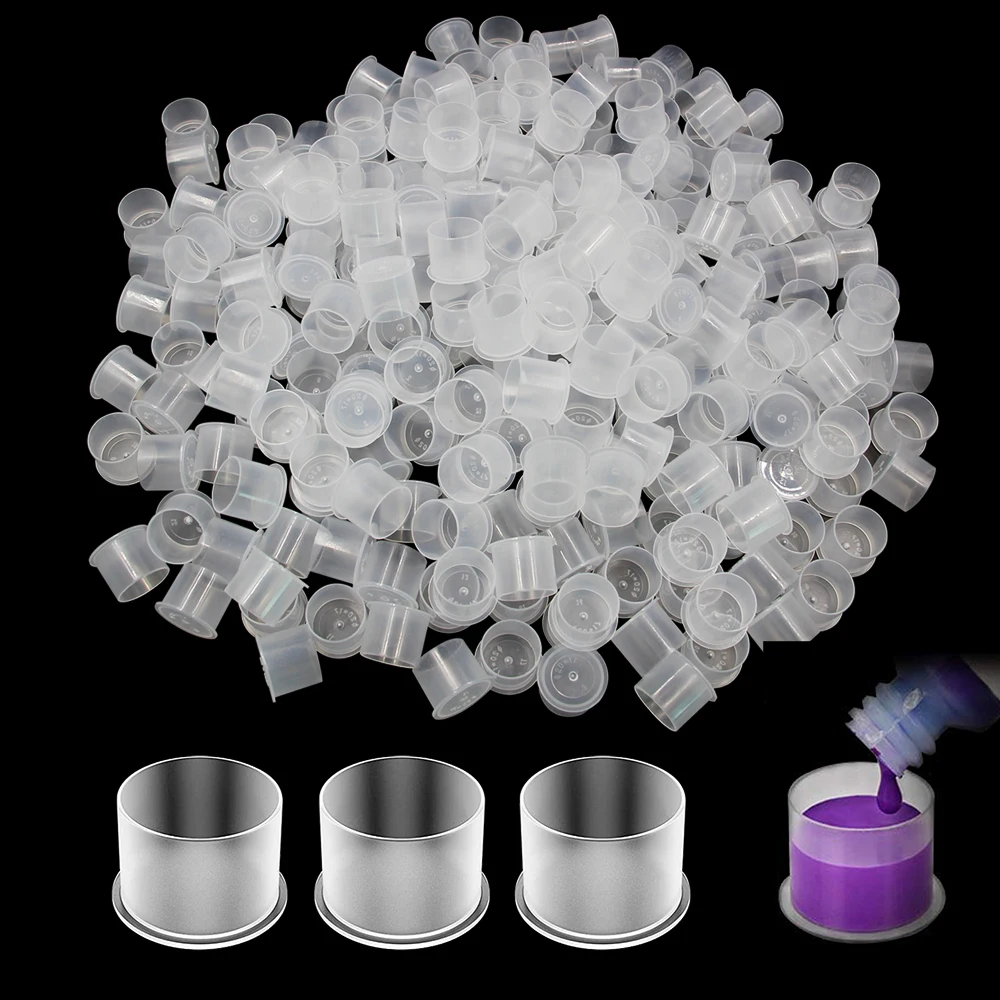 1000pcs-Tattoo-Ink-Cups-Plastic-Caps-11mm-14mm-17mm-20mm-Clear-Self ...
