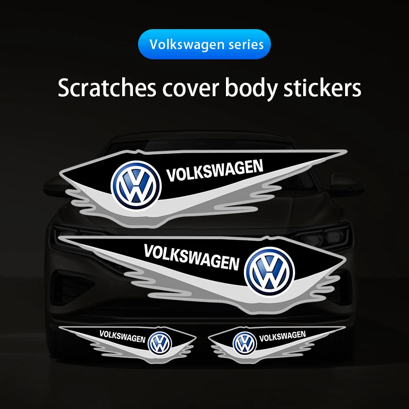 4Pcs-Styling-Decorative-Decals-Car-Stickers-Accessories-For-VW-GTI-Polo ...