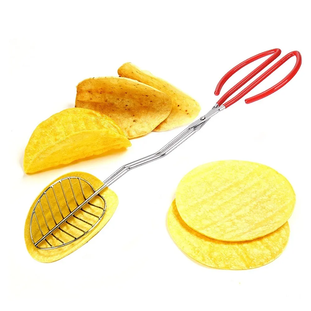 Portable U-Shaped Taco Shell Tong Stainless Steel Multi-purpose ...