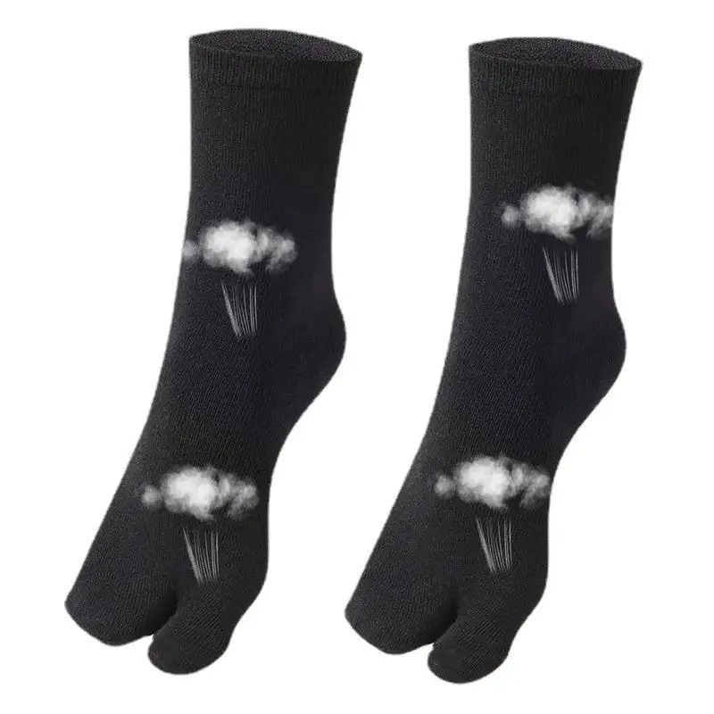 Split-Toe-Socks-Unisex-Simple-Comfortable-Two-Toed-Socks-Japanese ...