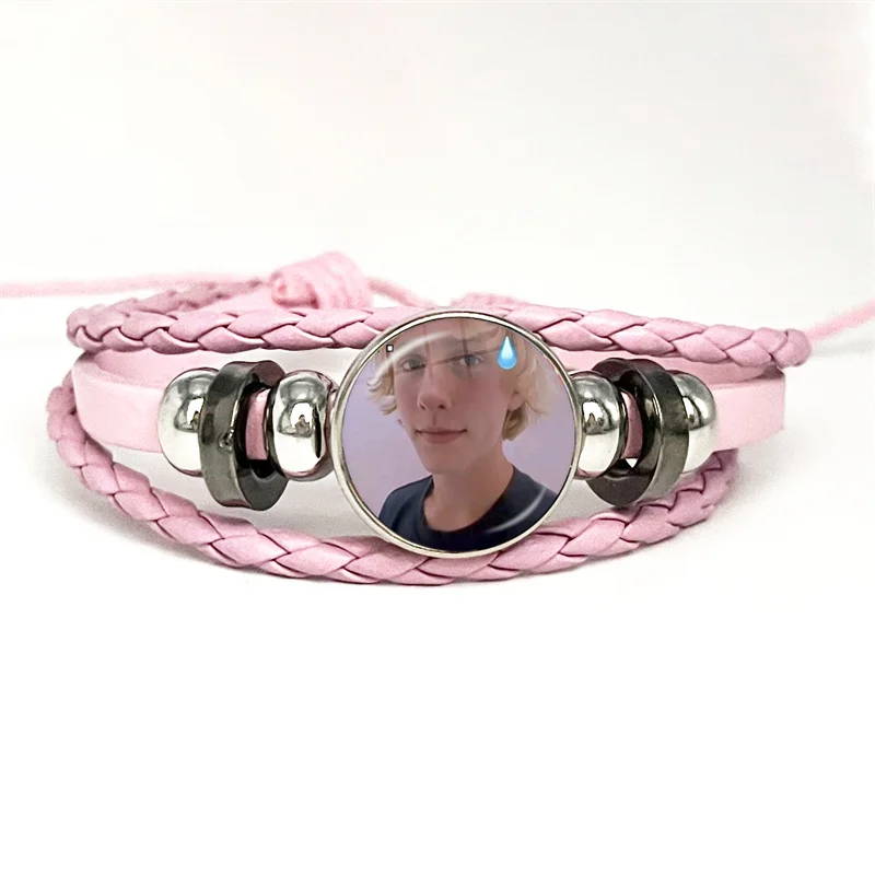 Zero Day Movie Cal Robertson Funny Meme Cute Bow Pink Leather Bracelet ...
