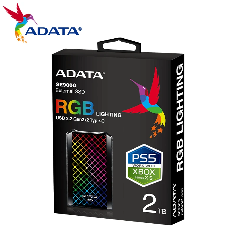 Original-ADATA-2TB-SE900G-External-SSD-RGB-LIGHTING-Solid-State-Disk ...