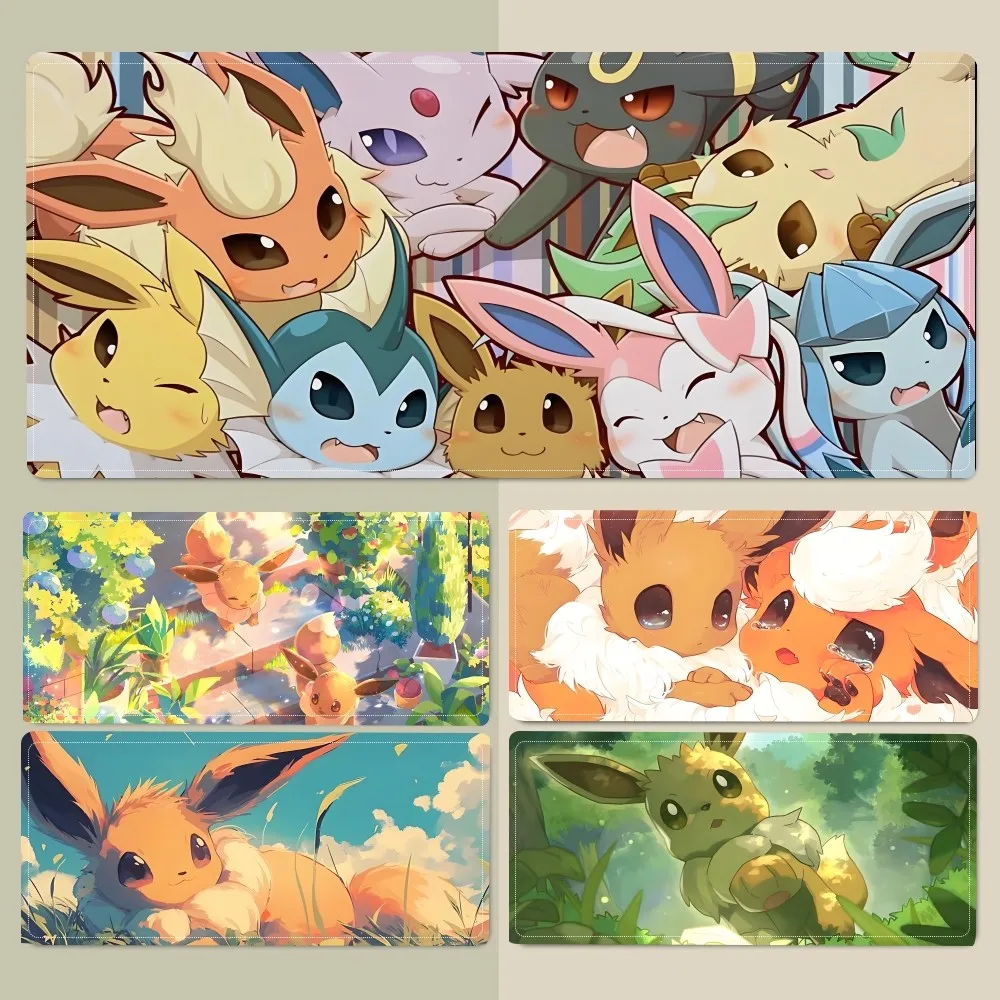 Anime P-Pokemon E-Eevee Mousepad Mouse Pad Laptop Gaming Accessories ...