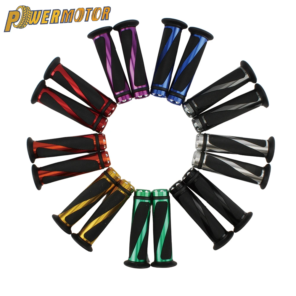 7-8-22mm-Universal-Motorcycle-Handle-Handlebar-Hand-Bar-Grip-For ...