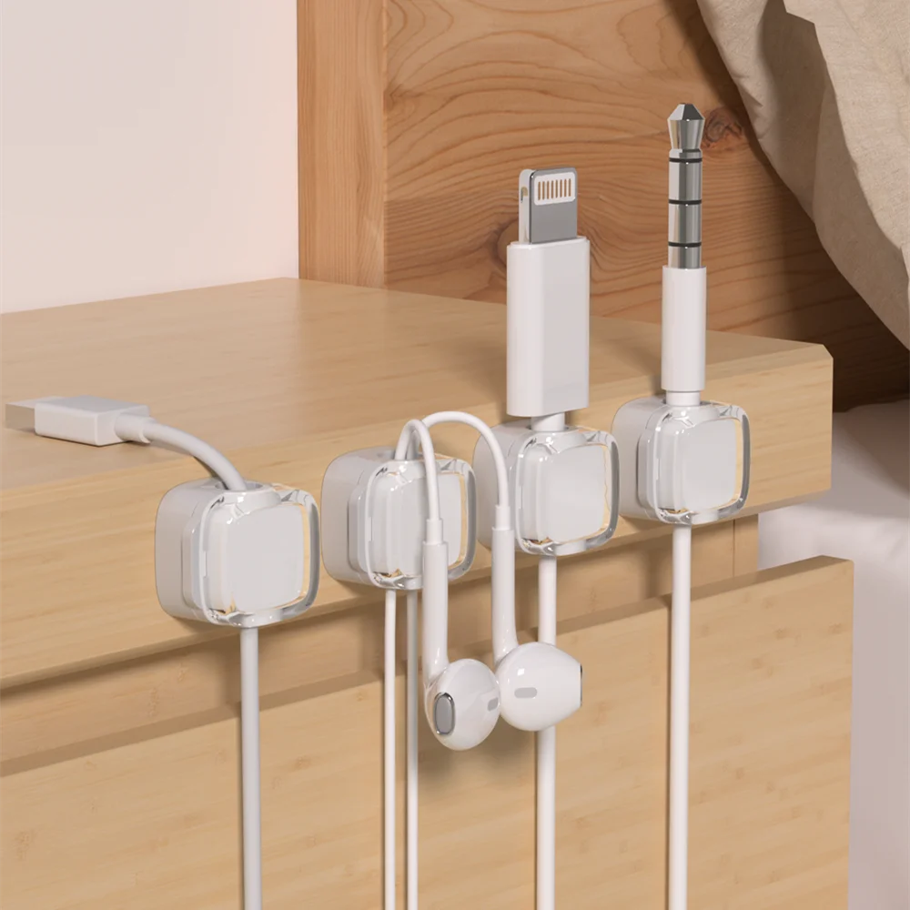 6pcs-Transparent-Cable-Sorting-Device-Desktop-Data-Cable-Storage-and ...