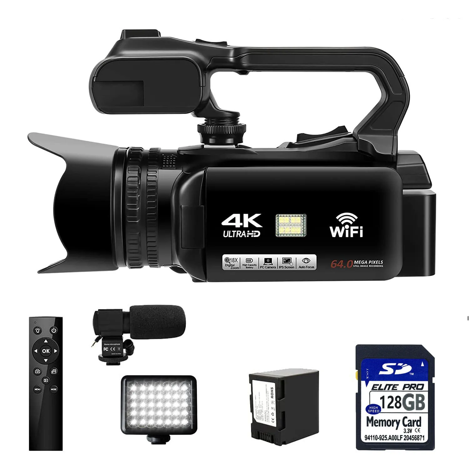 WIFI-Camcorder-4K-Video-Camera-64MP-60FPS-HD-Auto-Focus-Vlogging-4-0 ...