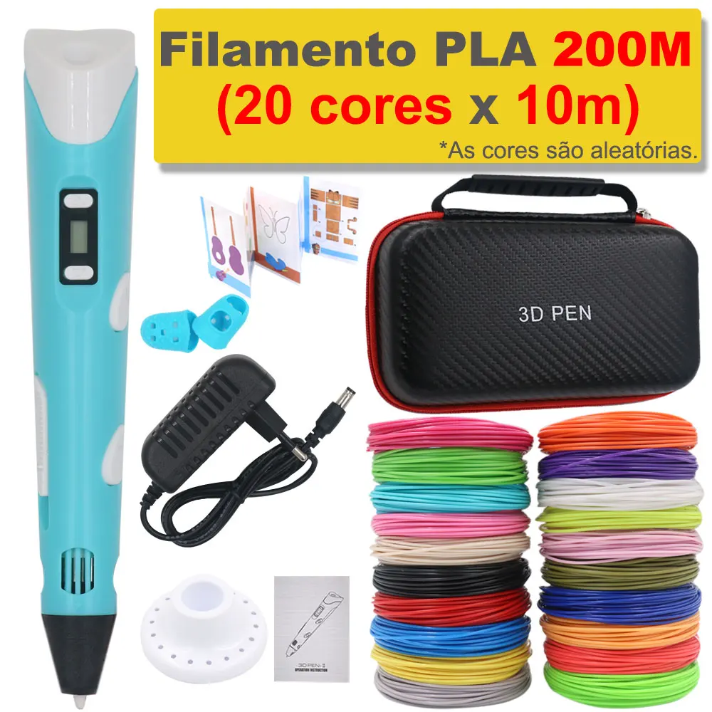 Caneta-3D-para-crian-as-caneta-de-impress-o-3D-com-display-LCD-caneta ...
