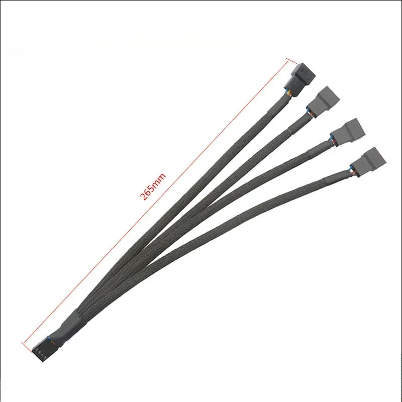 One-to-four-computer-cable-PWM-temperature-control-cooling-fan ...