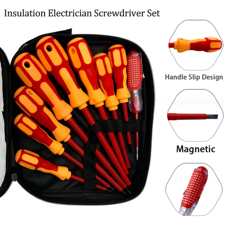 Insulation-screwdriver-set-Electrician-Multifunctional-double-screw ...