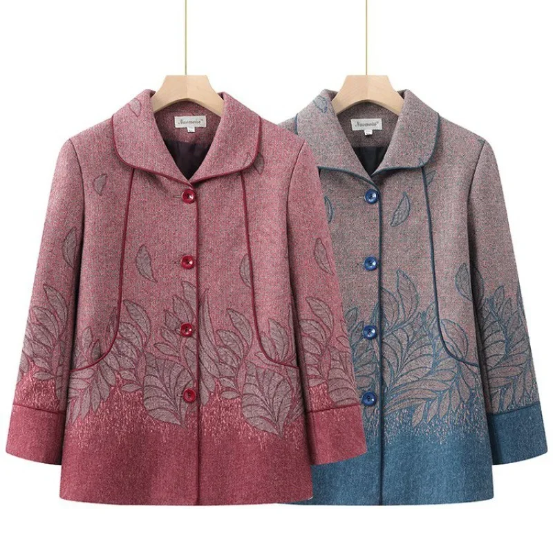 60-year-old-Woman-s-Woolen-Jacket-Spring-Clothes-Muslim-Sets-Autumn-New ...