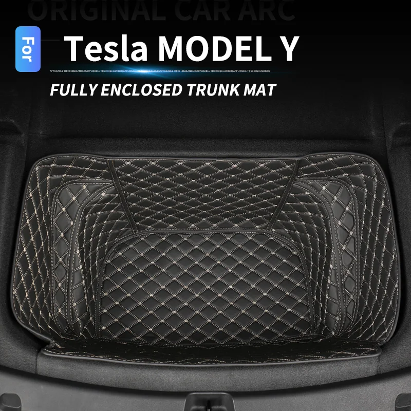 For-Tesla-Model-Y-Car-Trunk-Storage-Pad-Front-Trunk-Storage-Mat-Inter ...