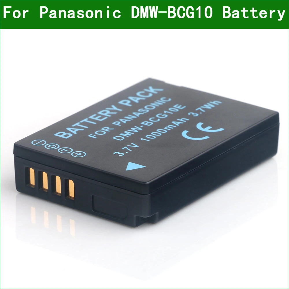 Dmw-bcg10 Bcg10e Bcg10pp Digital Camera Battery For Panasonic Dmc-zs1 ...