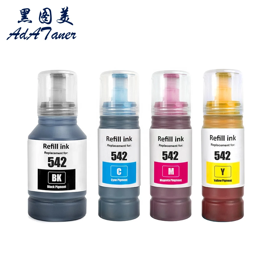 T542-542-Premium-Color-Compatible-Bulk-Bottle-Water-Based-Refill-Ink ...
