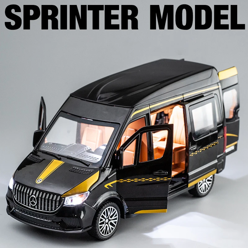1:24 sprinter mpv van sprint rv liga carro de brinquedo fundido modelo ...