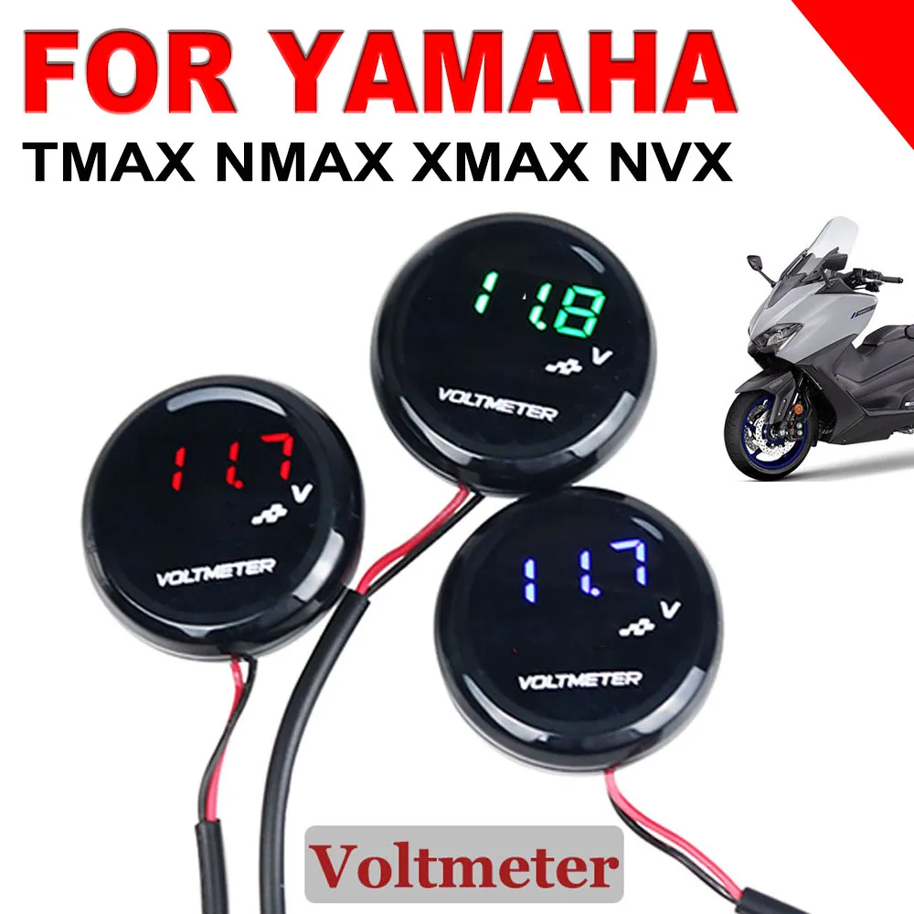 Motorcycle-Voltmeter-Digital-Voltage-Display-Meter-Volt-Gauge-Bracket ...