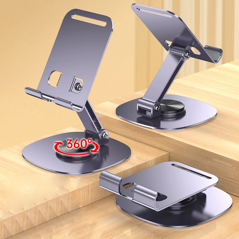 Soporte-de-tableta-port-til-de-aleaci-n-de-aluminio-giratorio-360-para ...