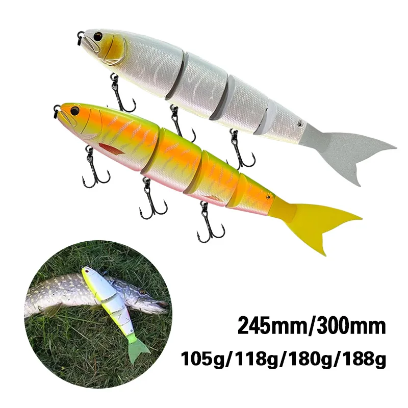 Balam-Lure-245mm-Balam-Jointed-Fishing-Lures-188g-125g-200g-210g-Floating-Sinking-Swimbait-Multi ...