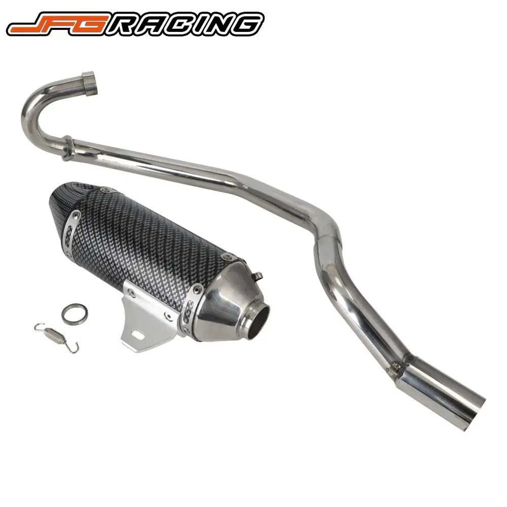 Escape-Pipe-Full-System-Exhaust-Pipe-Motorcycle-Parts-For-Kawasaki ...